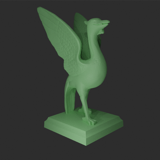 🐦 Liver Bird Liverpool city symbol - Football club - Eurovision・ STL ...