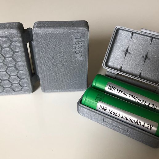 🔋 18650 Battery Box・Free STL File for 3D printing・Cults