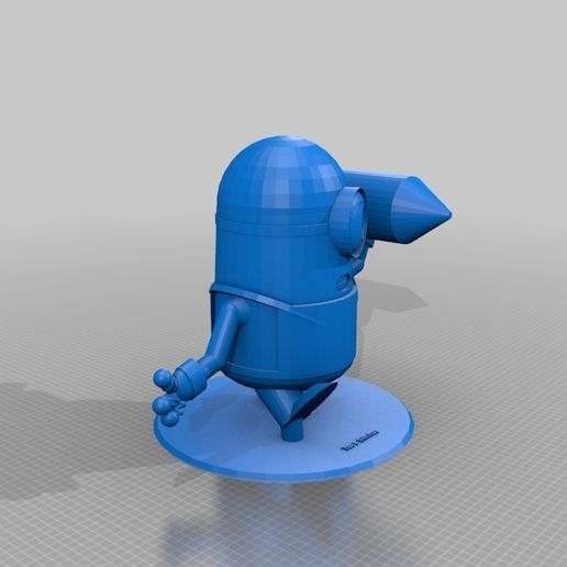 🚀 Look a Rocket Minion・Free 3D File for ・Cults