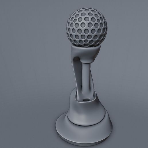 🏌️ Golf Trophy・Free STL File for 3D printing・Cults