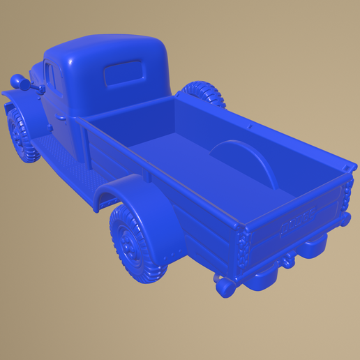 🚗 Dodge Power Wagon 1946 printable car in separate parts・ STL File for ...