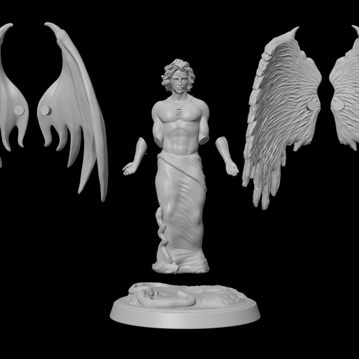 Anjo Lucifer Statue Lucifer Fallen Angel