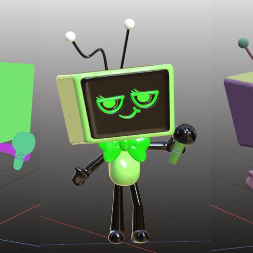 🎨 Fan Art - Vee Flexi - Dandy's World・ STL File for 3D printing・Cults