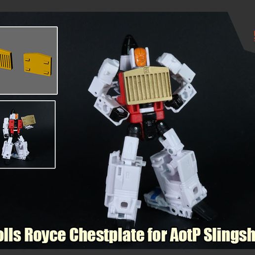 🤖 Rolls Royce Chestplate for Transformers AotP Slingshot・Free STL File ...