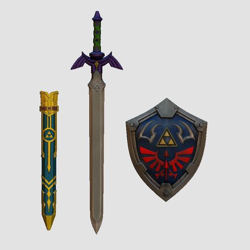 printable sword and shield