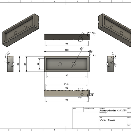 🧲 Flexible TPU Vice Cover・Free 3MF File for 3D printing・Cults