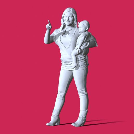 👨 Miniature Pose Character C152・Free STL File for ・Cults