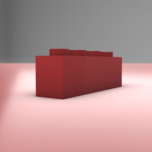 🧱 LEGO Brick 1X4・Free STL File for 3D printing・Cults