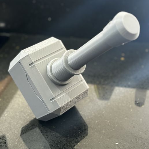 🔨 Thor Hammer (Mjolnir)・Free STL File for 3D printing・Cults