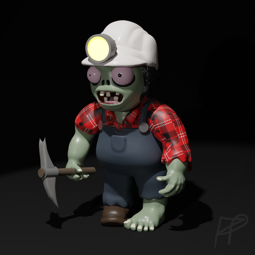Файл STL Зомби диггер 🦸 ・Шаблон для 3D-печати для загрузки・Cults