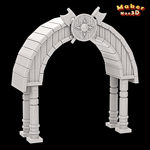 STL file Village Gateway 3 🦸 ・3D printable model to download・Cults
