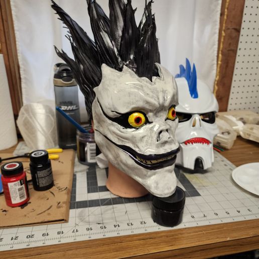 3D printed Anime Death note Ryuk custom mask • made with Bambu p1p・Cults