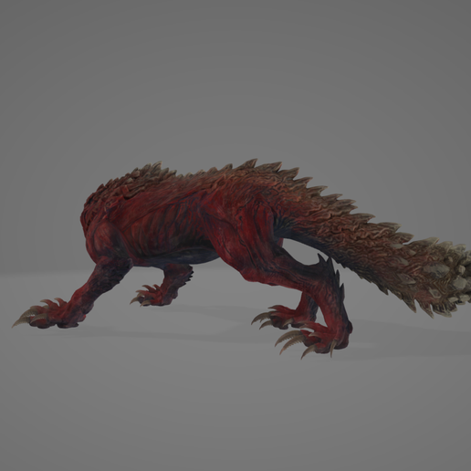 👹 MONSTER HUNTER ODOGARON・ STL File for 3D printing・Cults