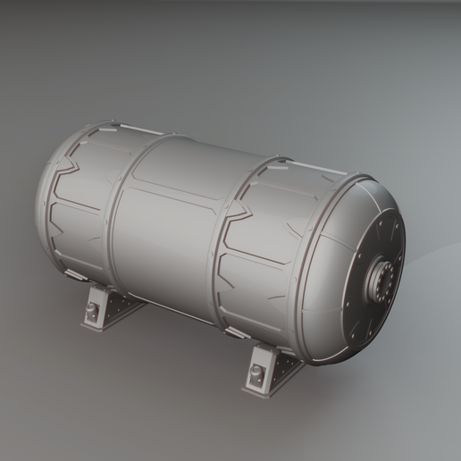 ⛽ Modular Fuel Tank - terrain for gothic/grimdark/sci-fi war games・ STL ...
