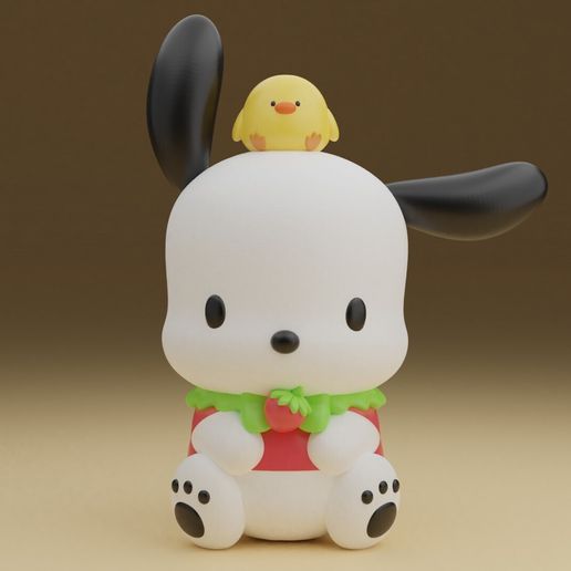 STL file Pochacco sanrio figure 🎲 ・3D printing design to download・Cults