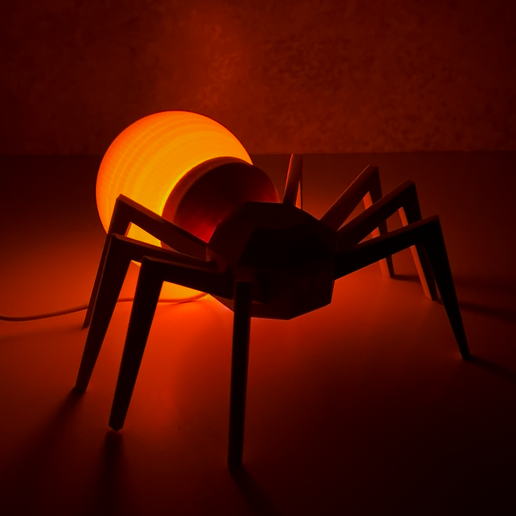 🕷️ Spider Lamp STL | Creepy-Cool Light Fixture for Bambu Lab LED Kit ...