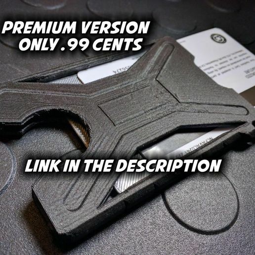 🃏 Scout - Minimalist Wallet - Holds 2 Cards・Free 3D File for ・Cults