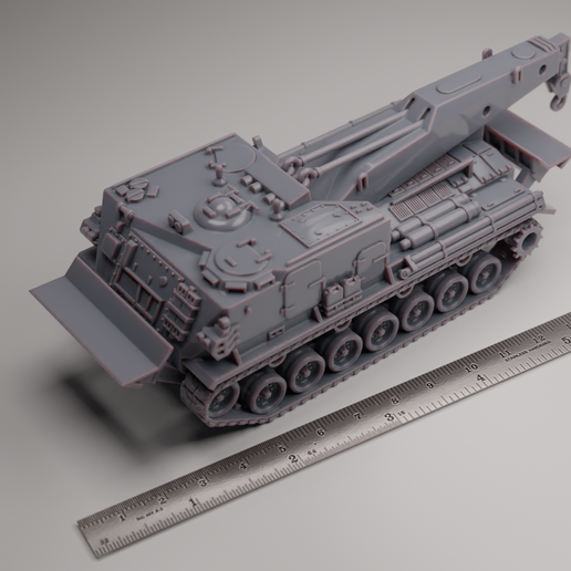 🪖 M51 Heavy Recovery Vehicle・ STL File for ・Cults