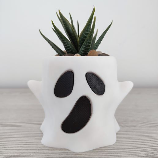 3D file Ghost pot - Halloween 👻 ・3D printing template to download・Cults