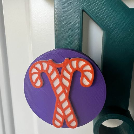 STL file Christmas Candy Cane Brick Stud 🎄 ・3D print object to download ...