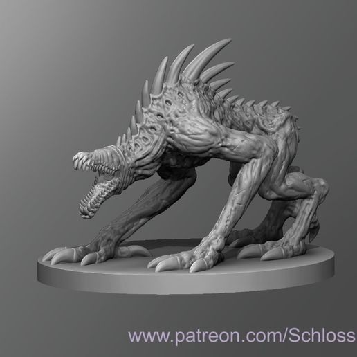 🎲 SCP 939・Free 3D File for ・Cults