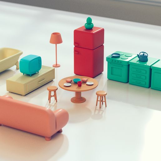 ️ Kids Pretend Play sets・Free STL File for 3D printing・Cults
