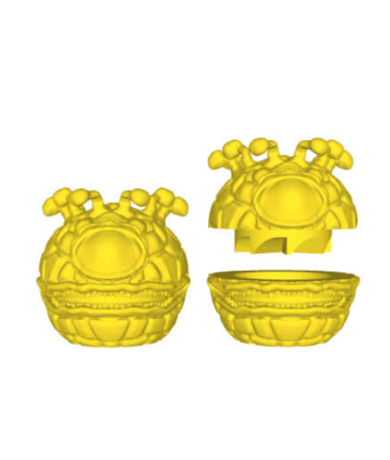 📱 GRINDER MADBALLS - EYESCARY BALL・ STL File for 3D printing・Cults