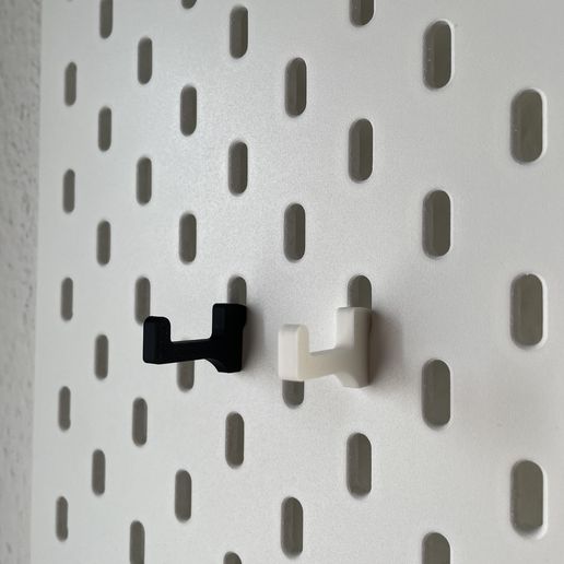 STEP file Ikea Skadis hook 🪝 ・3D print design to download・Cults