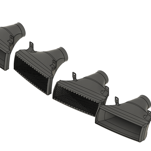 🚗 BMW E36 headlight air intake・Archivo STL para Impresión 3D・Cults