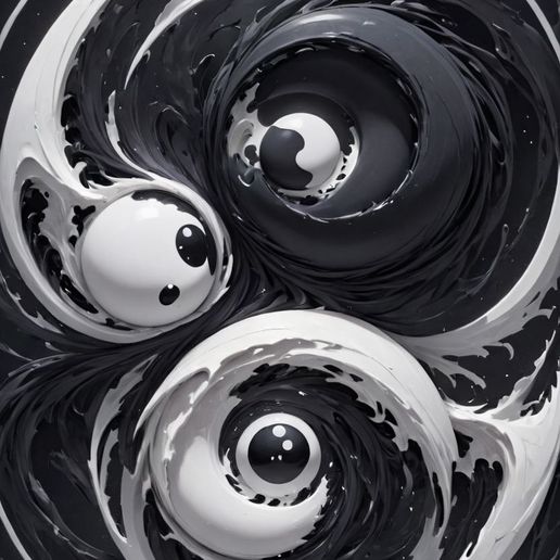 ☯️ Ying Yang of the cosmos・ STL File for 3D printing and CNC machining ...