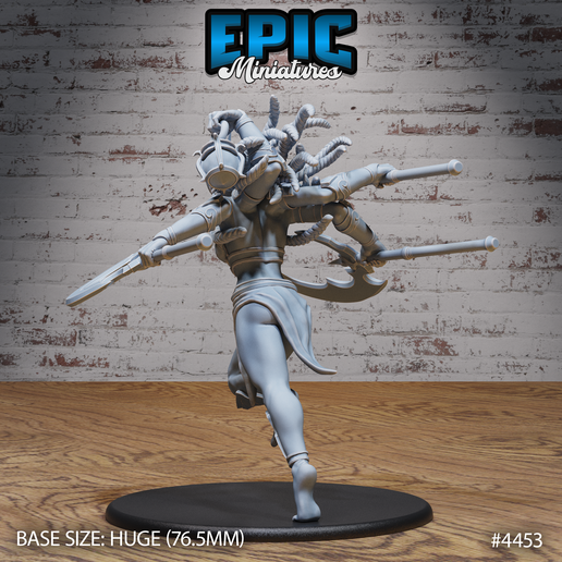 3D file Death Goddess Avatar ‧ DnD Miniature ‧ Tabletop Miniatures ...