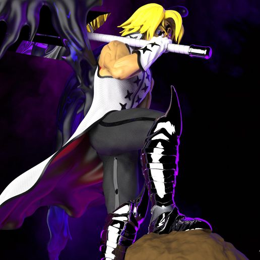 🎨 Meliodas, seven deadly sins・ OBJ File for 3D printing・Cults