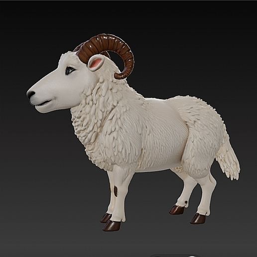 STL file Ram 🐏 ・3D printer design to download・Cults