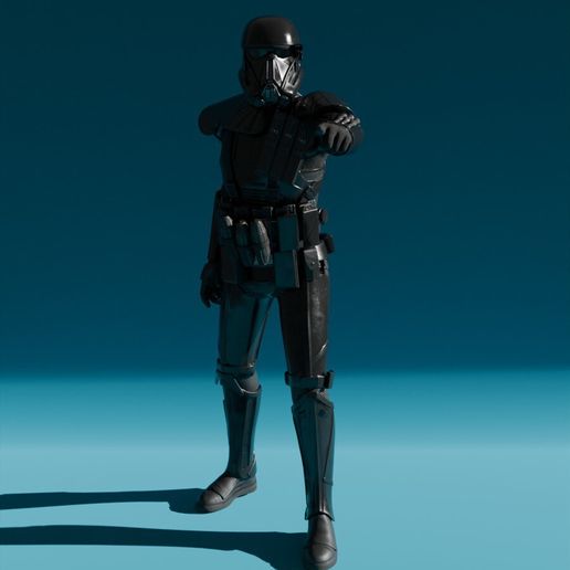 ⭐ AWR Trooper Star Wars Low Poly・ STL File for 3D printing・Cults