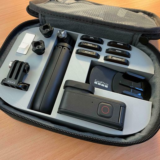 📷 GOPRO Compact Case Inlay for Cam and Accessories (Travel Kit, Casey ...