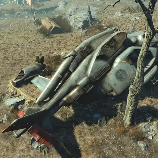 🦸 Exploded Vertibird from Fallout・Free OBJ File for 3D printing・Cults