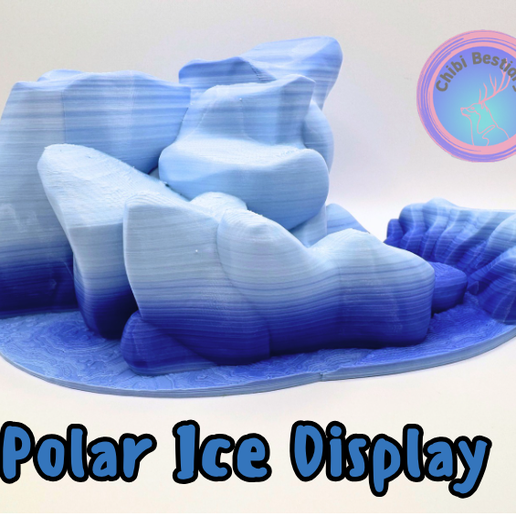 🧊 Polar Ice Display (No flexis)・ 3D File for 3D printing・Cults