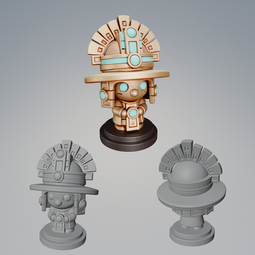 ⛪️ Aztec Priest Ancient Ceremonial 3D Print Cultural Figure Collectible ...