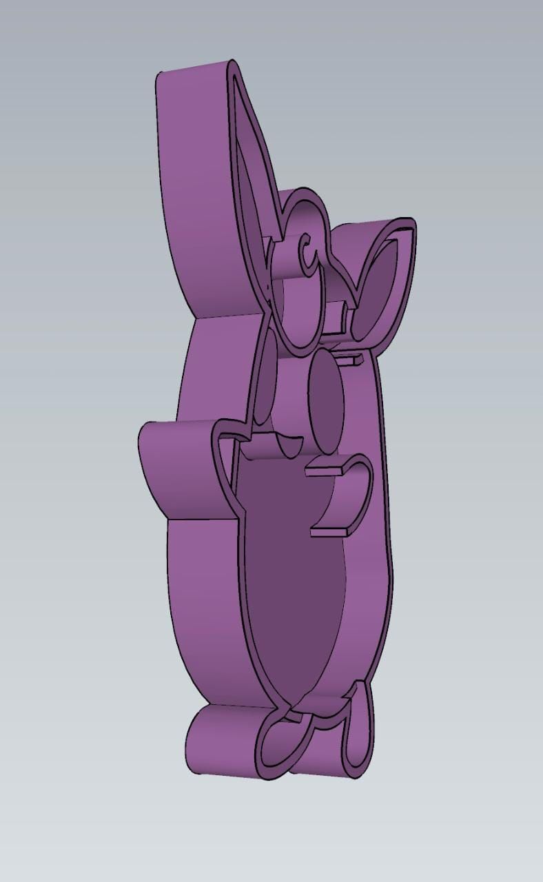 STL file Amazing Pokemon wigglytuff Cookie Cutter Stamp Cake Decorating・Template to download and ...