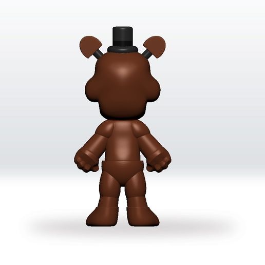 📁 Freddy Five Nights at Freddy's STL file 3D Model Character Fanart ...
