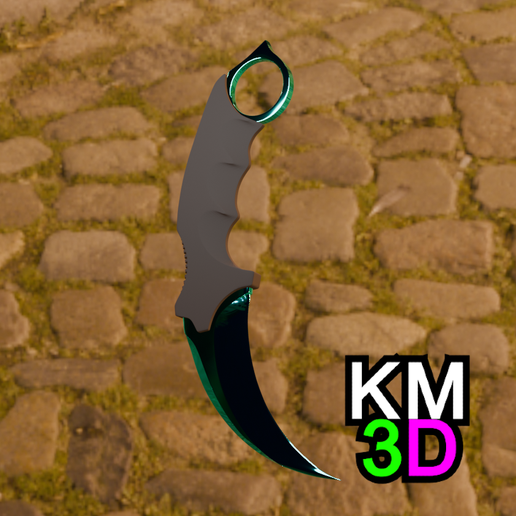 🔪 Counter strike karambit knife・Free STL File for 3D printing・Cults