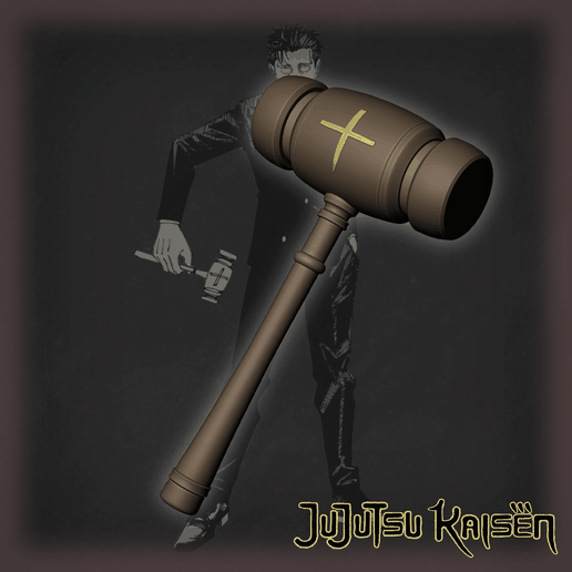 🔨 Jujutsu Kaisen -Higuruma Hammer -・ 3D File for 3D printing・Cults