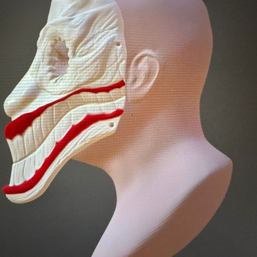 🪖 Aira Shiratori Mask from Dandadan | Acrobatic Silky Full Mask・ STL ...