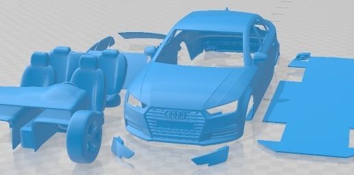 3D file Audi A4 Sedan 2019 Printable Car 🚗 ・Template to download and 3D ...