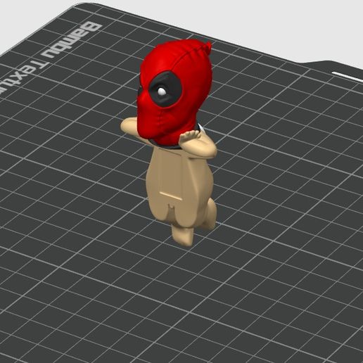 🎁 Sonny Angels Deadpool・ STL File for 3D printing・Cults