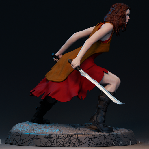 🧑‍🔧 River Tam 3D print・ STL File for ・Cults