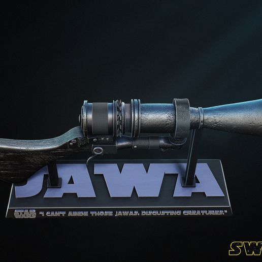 🗿 JAWA BLASTER SCULPTURE - TESTED AND READY FOR 3D PRINTING・ 3D File ...