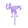Descargar archivo STL topper cheers • Objeto imprimible en 3D ・ Cults