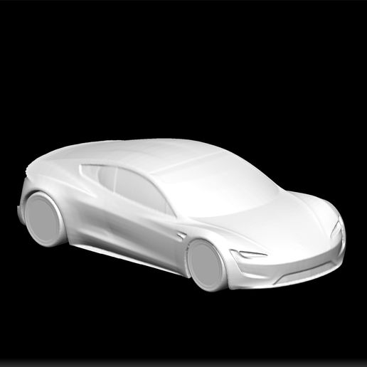 STL file Tesla Roadster Model - Electric Car STL - Tesla Roadster Print ...