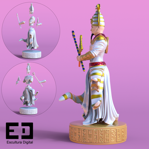 STL file Osiris 🇪🇬 ・3D printing model to download・Cults